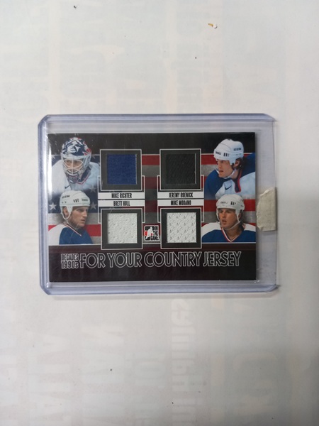 2013 ITG Decades 1990s For Your Country Jersey Mike Richter/Jeremy ...
